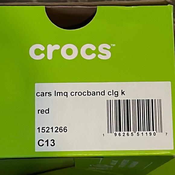 CROCS | Shoes | Kids Crocs Cars Lightning Mcqueen Crocband Clog Light ...